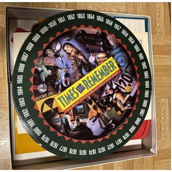 Games | Vintage Times To Remember Board Game | Poshmark